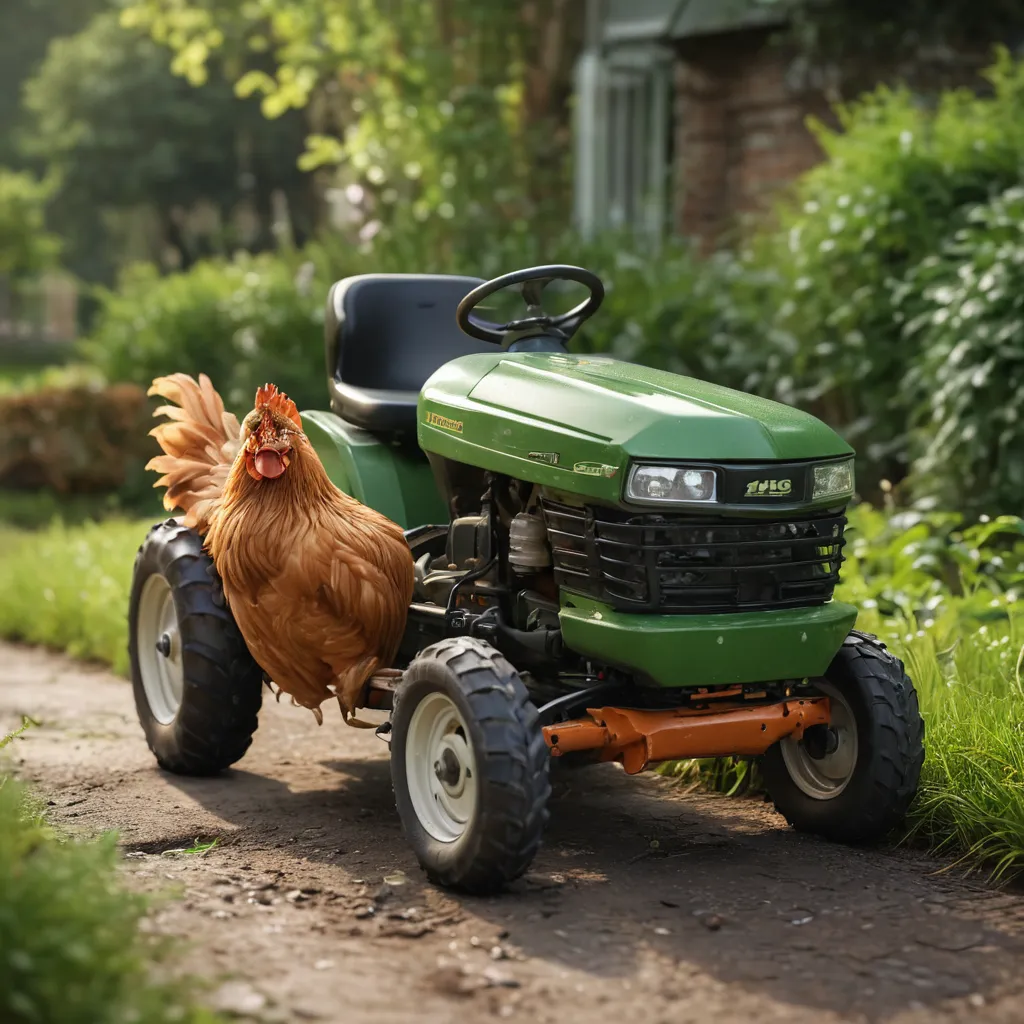 The Chicken Lawn Tractor: Sustainable Lawn Care Solution