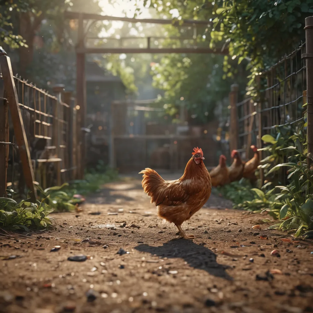 Designing a Perfect Chicken Run for Eight Birds