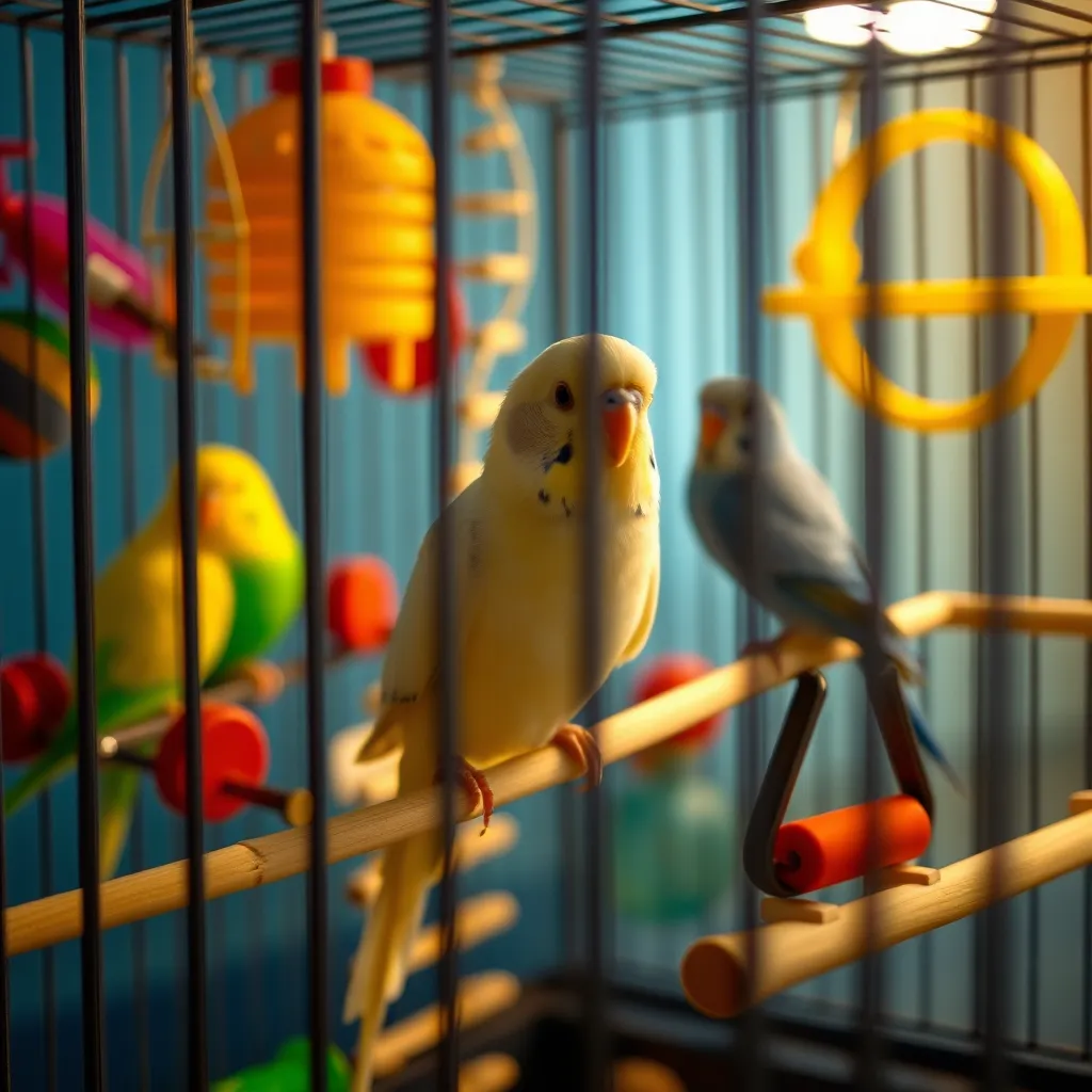 The Significance of Spacious Cages for Budgies